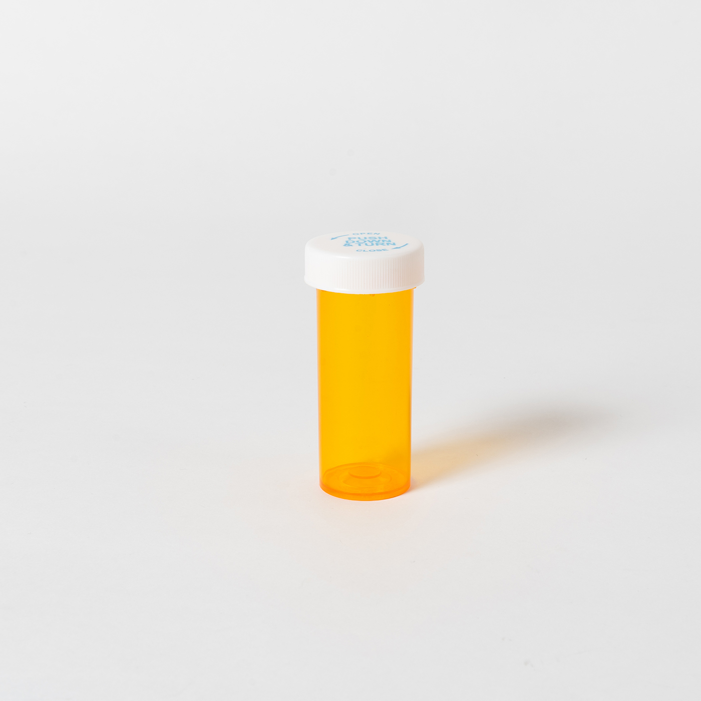 Amber Push & Turn Series Child Resistant Vials CRC - COSTGO.COM
